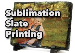 Printing on Sublimation Slate - how to print stuff