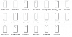 mobile phone blank templates - how to print stuff