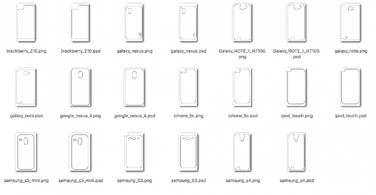 mobile phone blank templates - how to print stuff